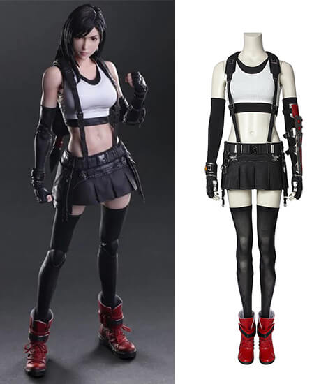 Game Final Fantasy 7 Remake Tifa Cosplay Costume for Cool Girls ...